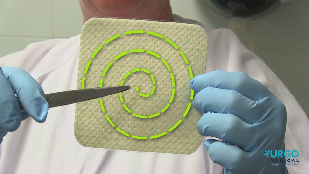 How to : Pack a Cavity wound with URGOCLEAN AG DRESSINGS - YouTube