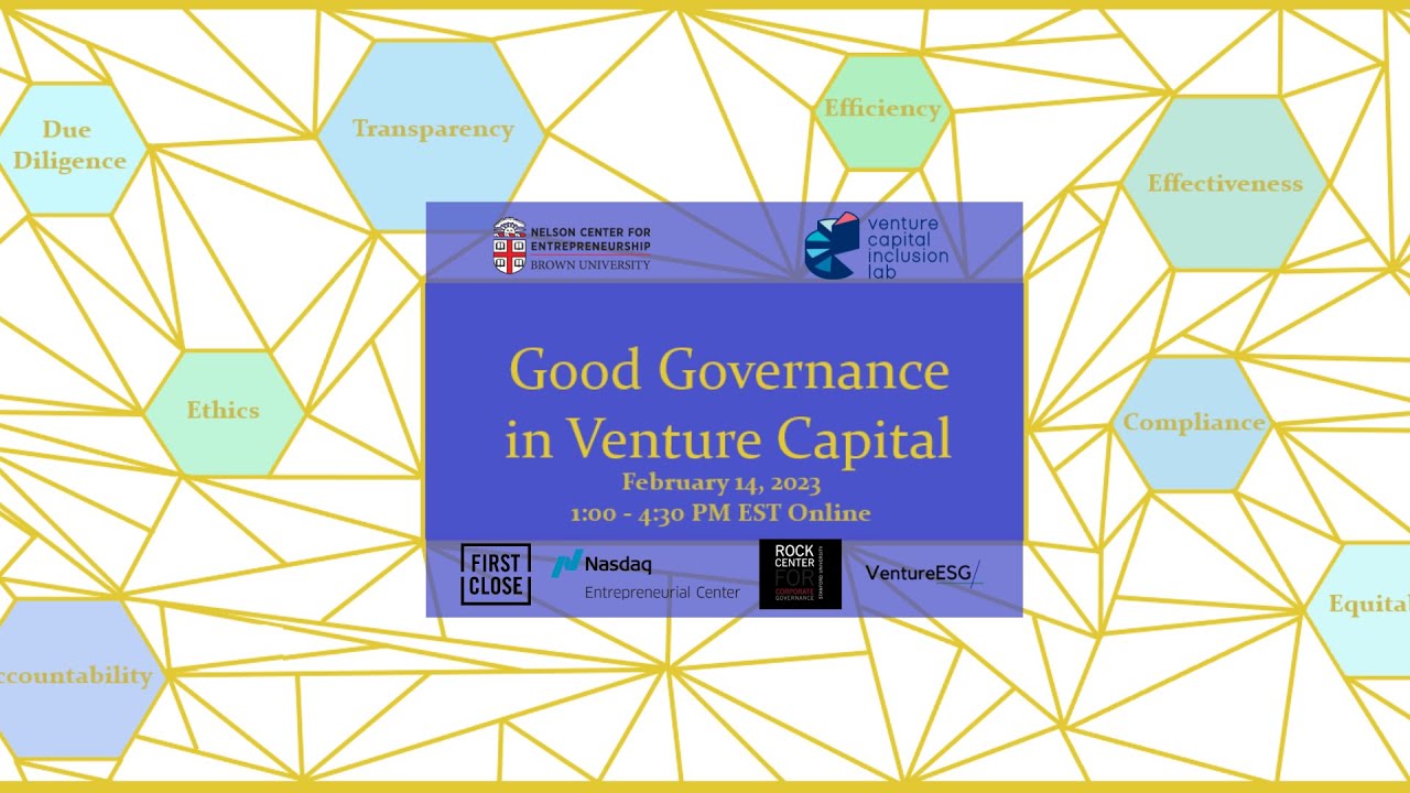 Good Governance in Venture Capital - YouTube