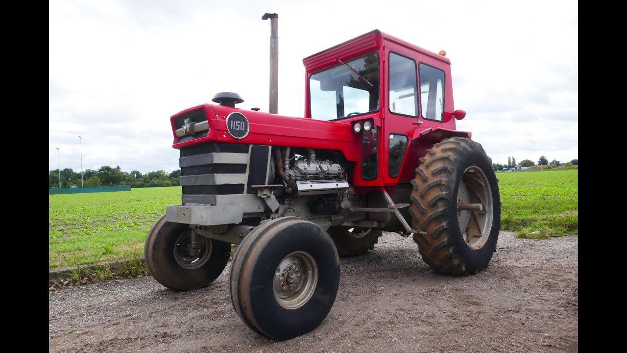 Demonstration video Massey Ferguson 1150 tractor - YouTube