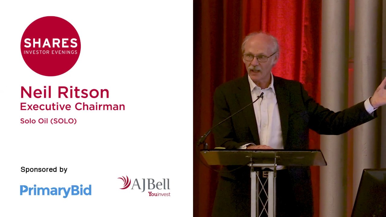 Neil Ritson, Executive Chairman of Solo Oil (SOLO) - YouTube