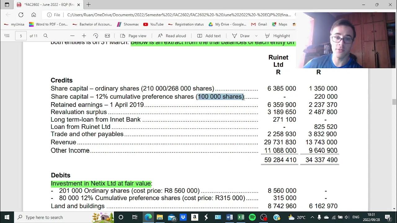 FAC2602 May June 2022 Question 2 Part 1 - YouTube
