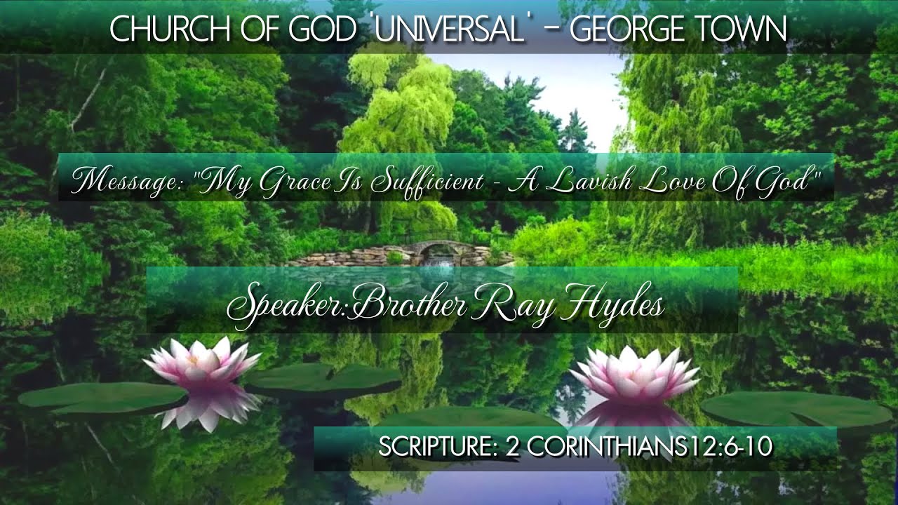 My Grace Is Sufficient - A Lavish Love Of God - YouTube
