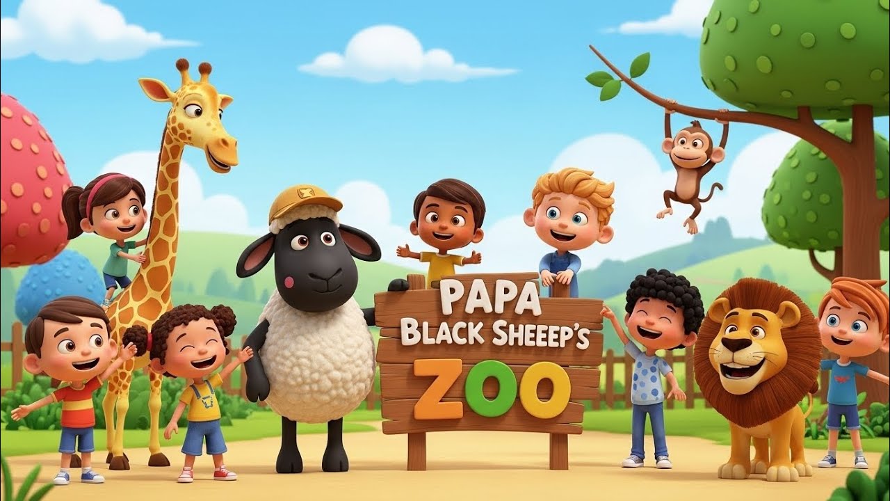 Papa Black Sheep’s Magical Zoo Day - YouTube
