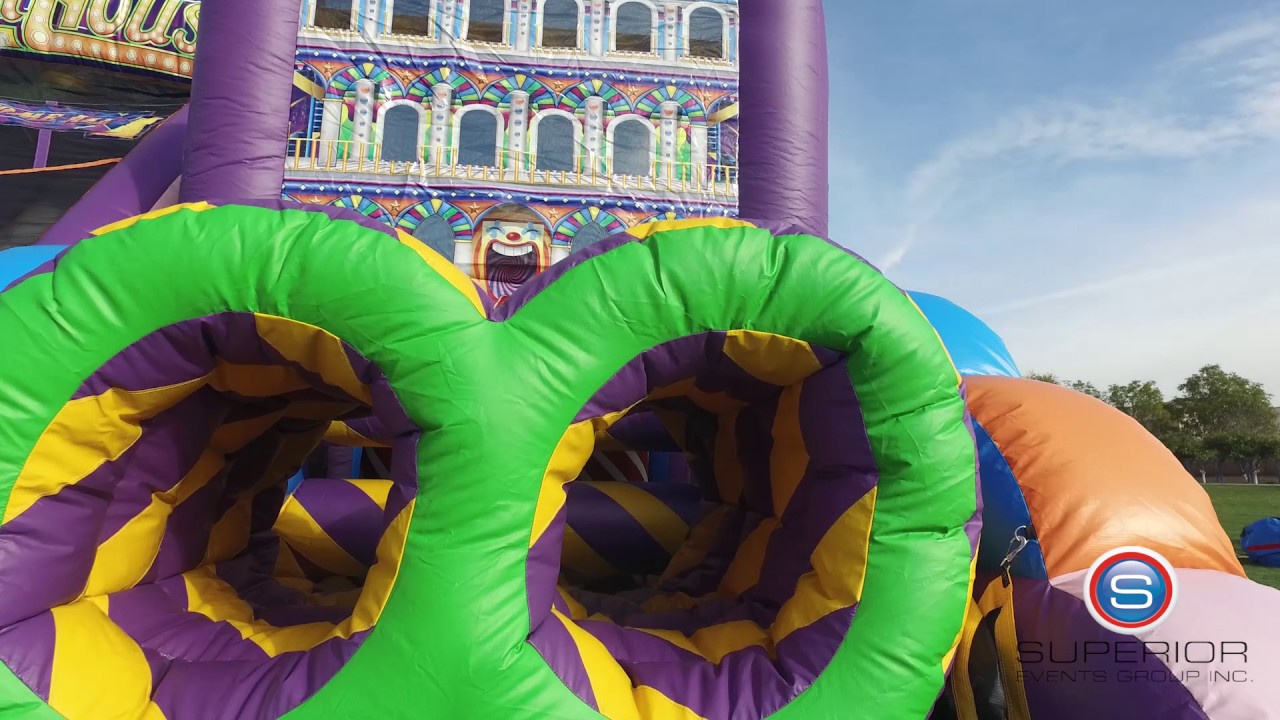 Fun House Obstacle Course Event Rental Toronto - YouTube