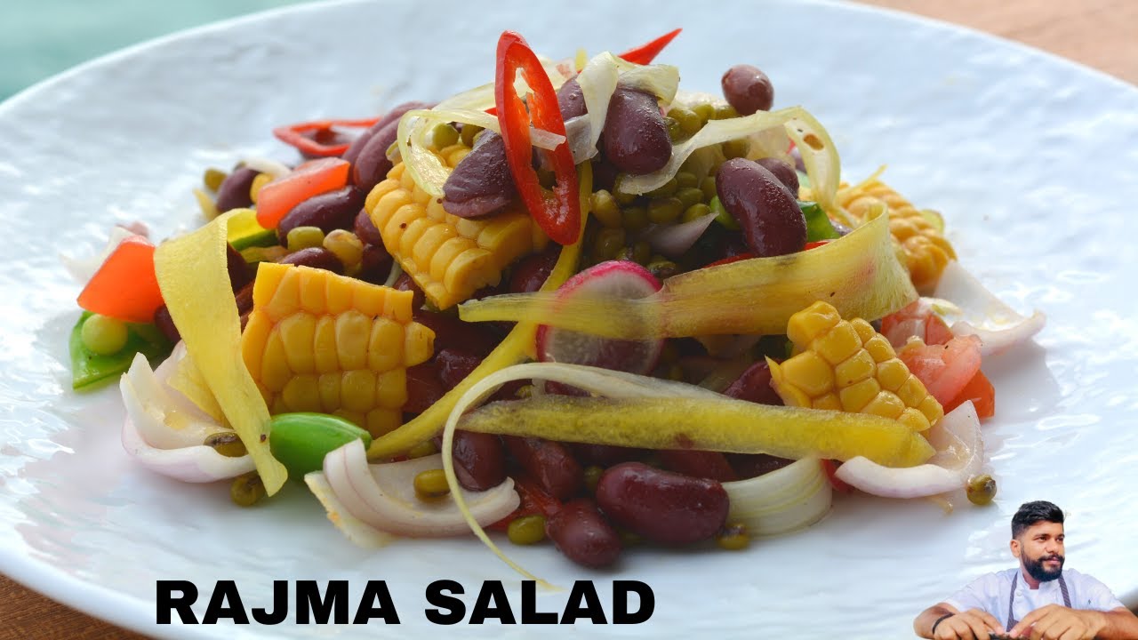 Rajma salad |Rajma salad for weight loss | Veg salad recipes | Healthy salad | Moong dal salad ...