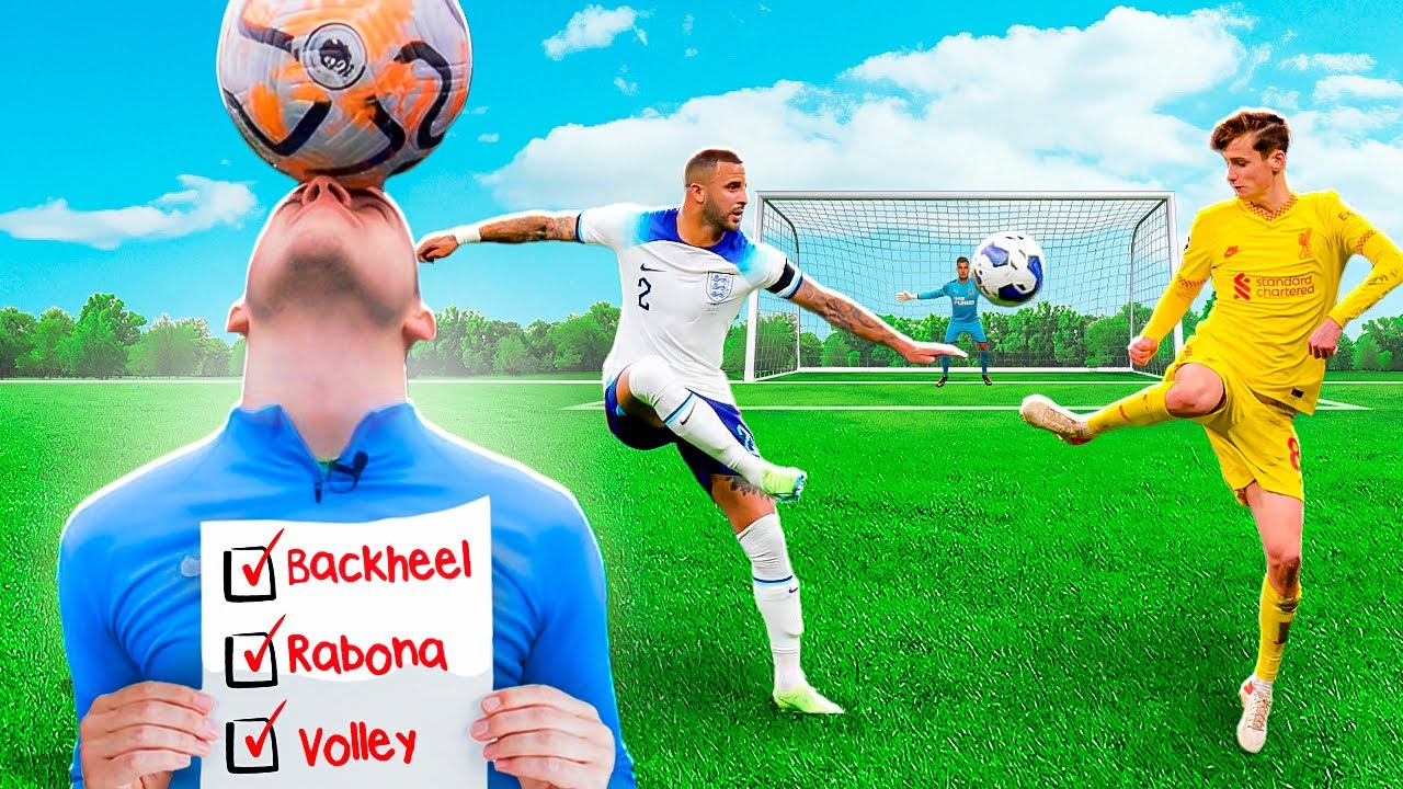 10 IMPOSSIBLE Football Trickshots - YouTube