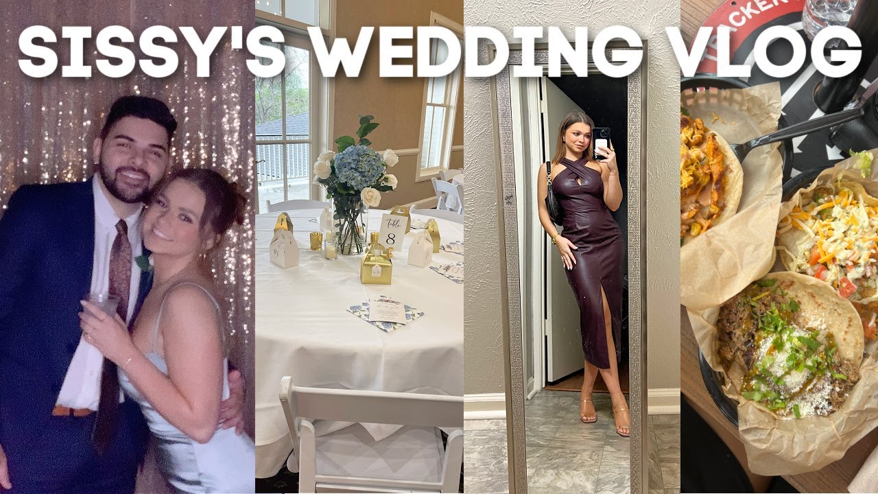 SISSY'S WEDDING VLOG! hilarious family moments, wedding set up, what we ...