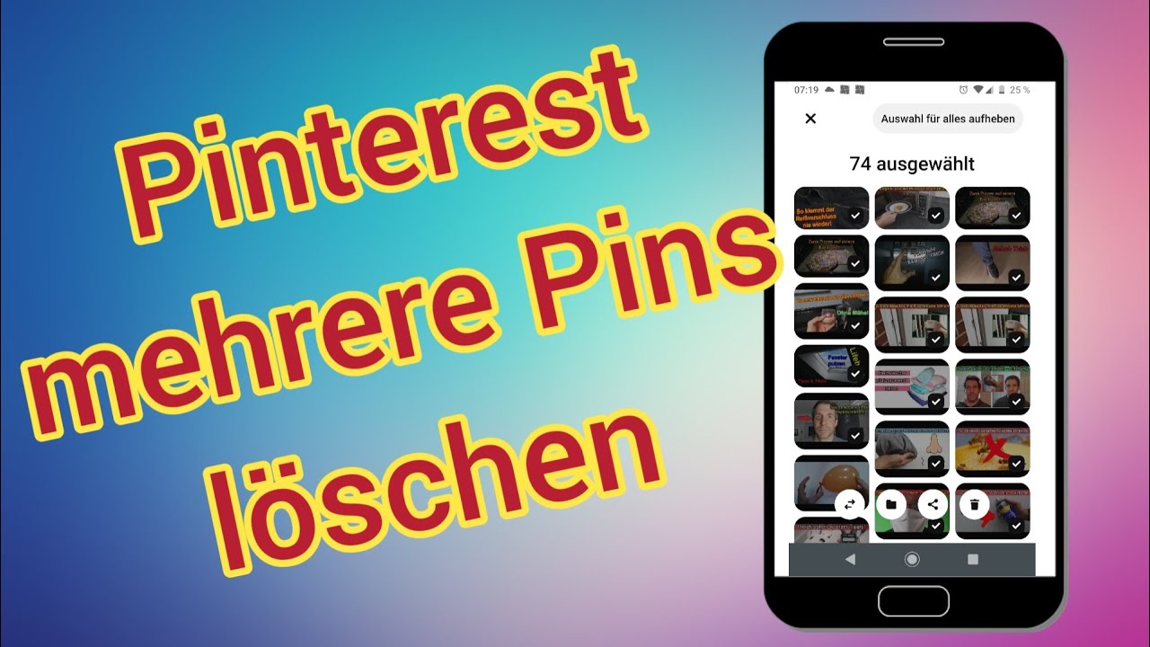 Pinterest mehrere Pins löschen - Pinterest mehrere Pins auf einmal ...