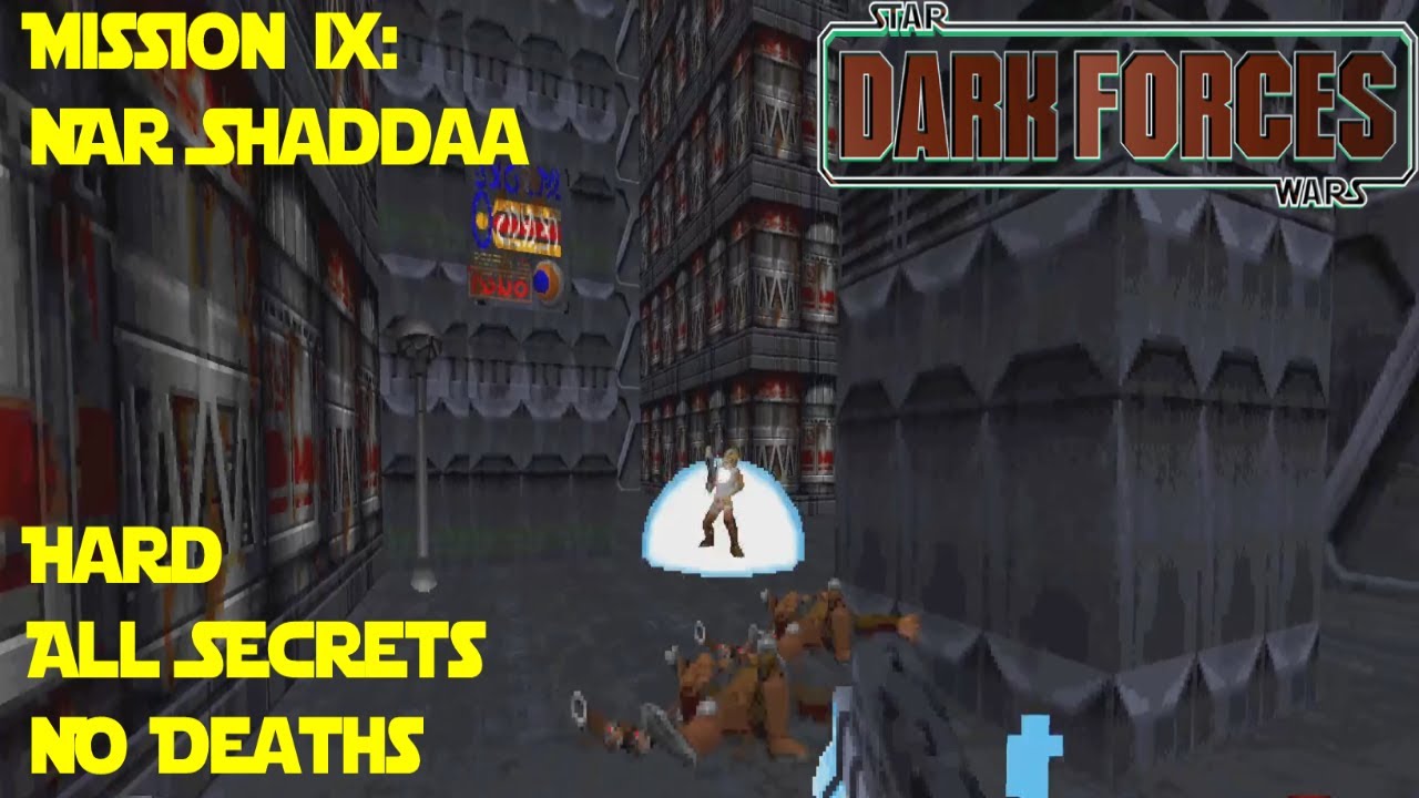 Star Wars: Dark Forces | Hard, 100% | Mission IX: Nar Shaddaa - YouTube
