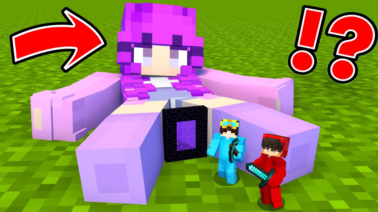 Cash and Nico FOUND a SECRET PORTAL inside Zoey in Minecraft! - YouTube