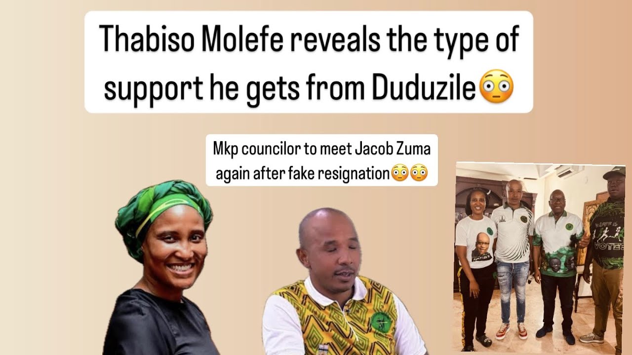 Thabiso Molefe MKP reveals that Duduzile Zuma supports him - YouTube