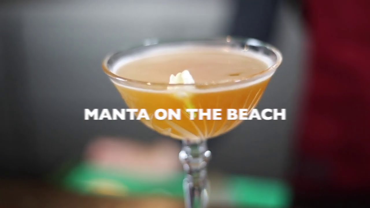 Mix The Treasure | Manta on the Beach | Manta Rum Simple Cocktail with ...