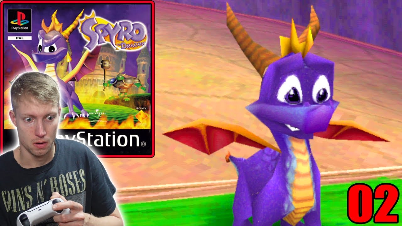 SPYRO THE DRAGON 🐲 02: vollkommen ÜBERZEUGT!!! 1998 PS1 (blind) - YouTube