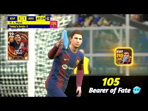 The Kisses of Devil 😈 105 Rated Bearer of Fate Messi 🐐 eFootball 24 Mobile || PES EMPIRE •