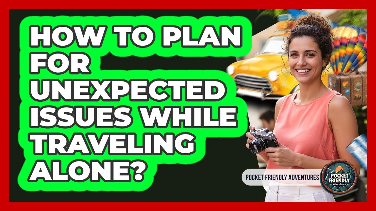 How To Plan For Unexpected Issues While Traveling Alone? - YouTube