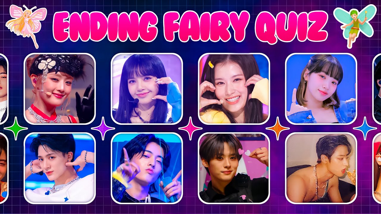 ENDING FAIRY QUIZ 🧚🏻‍♀️🕹 Guess The Kpop Song by The Ending Fairy 3 ...