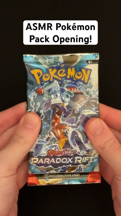 ASMR Pokémon TCG Pack Opening! #Shorts - YouTube