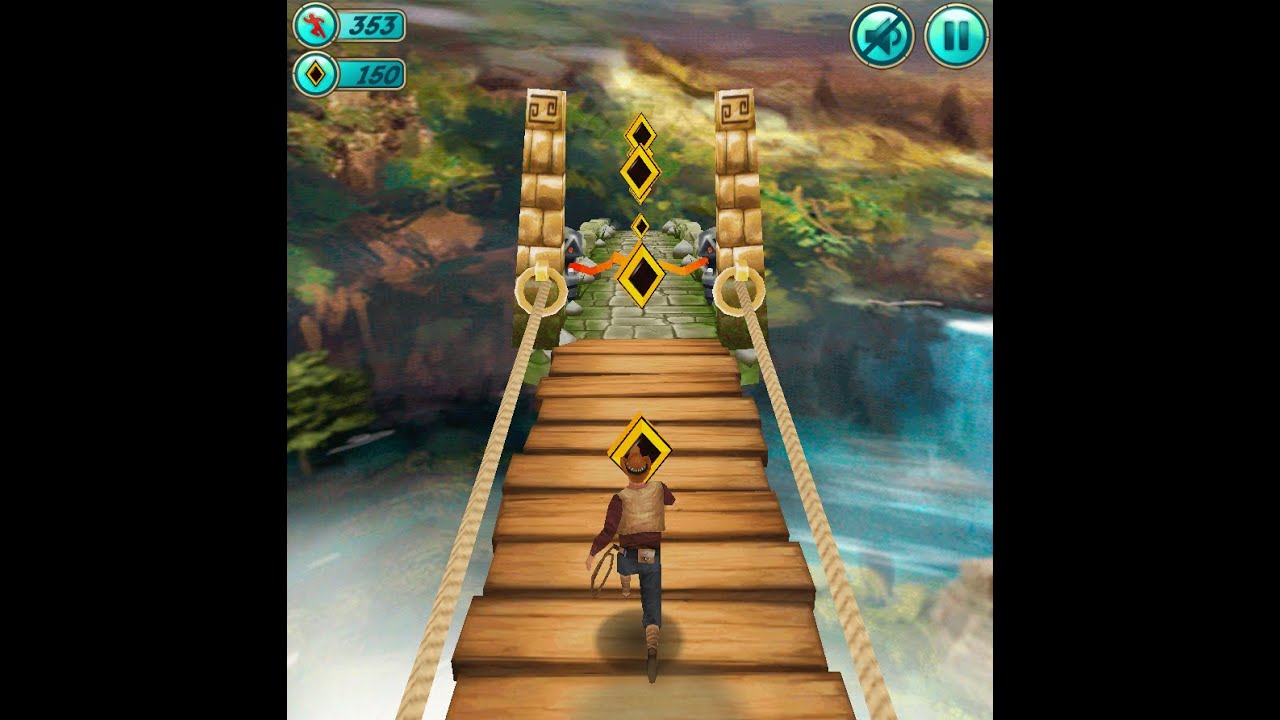 temple jungle run gameplay | temple run gameplay | pc first time game ...