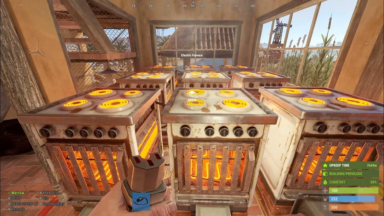 How to create automated electric furnaces in Rust - YouTube