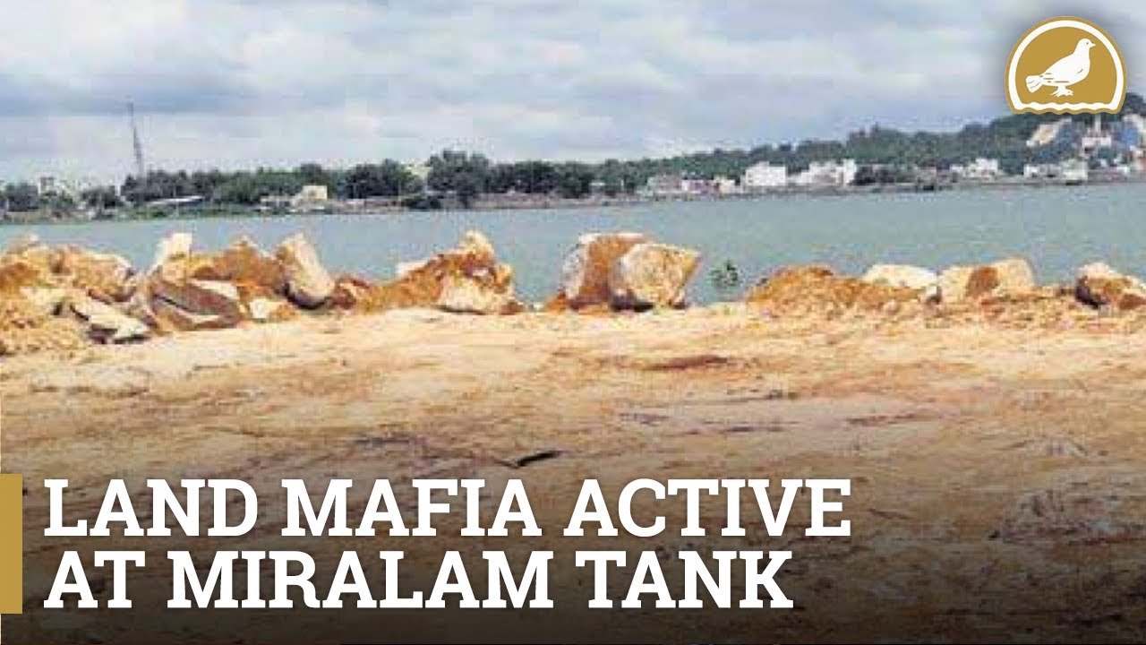 Mir Alam tank being encroached - YouTube