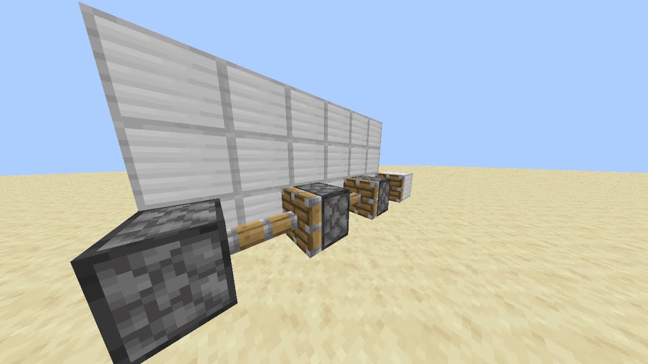 HOW TO MAKE HORIZONTAL TRIPLE PISTON EXTENDER IN MINECRAFT {TILEABLE ...