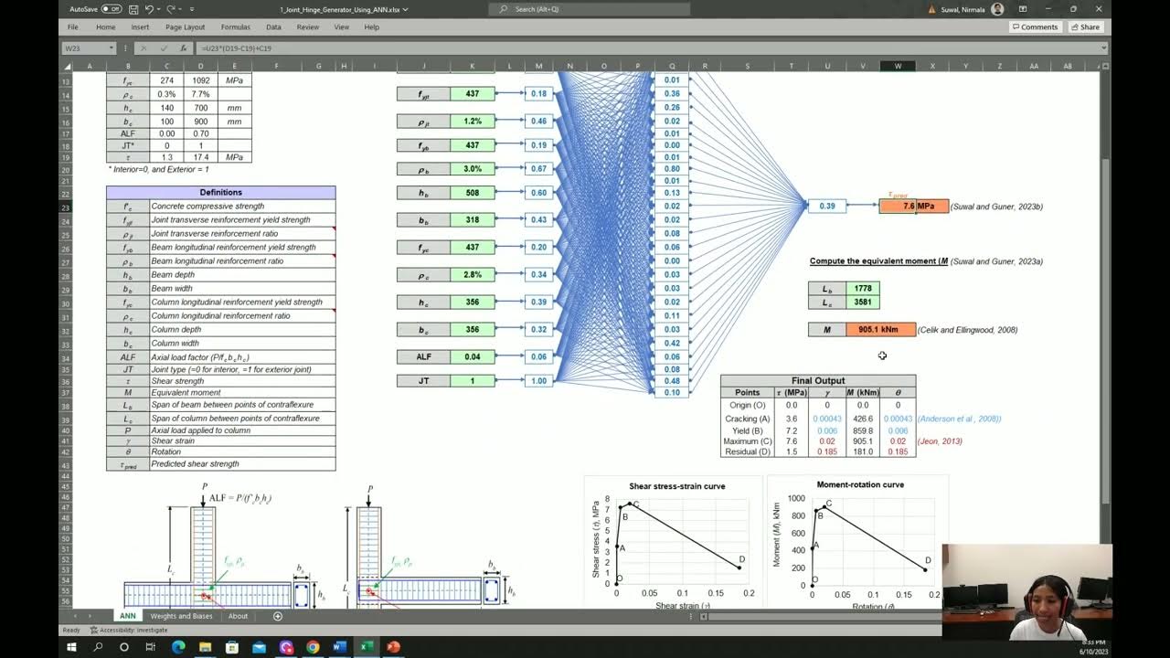 Concrete Beam-Column Joint Modeling with SAP2000 (using Machine Learning) - YouTube