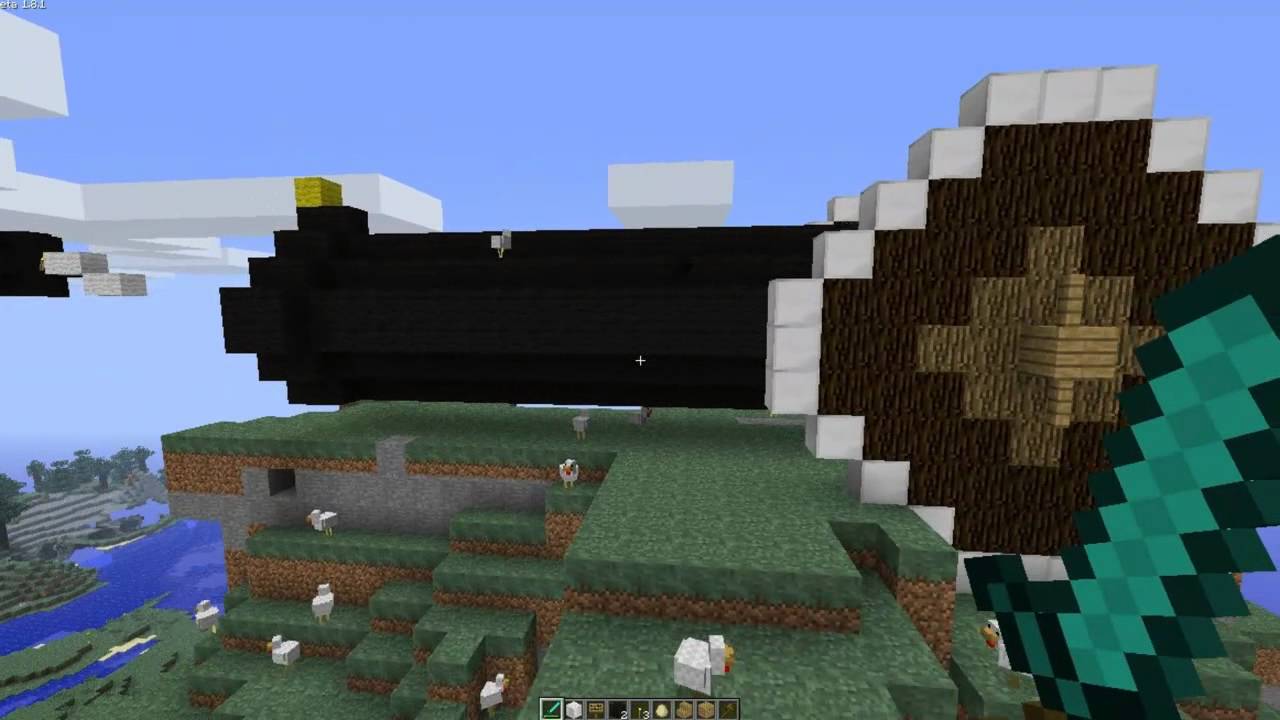 Minecraft Chicken Cannon - YouTube