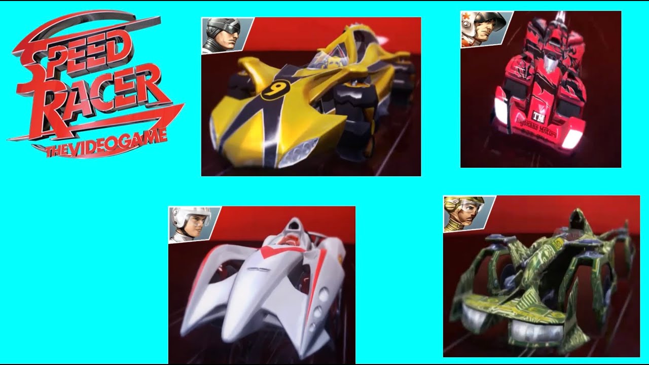 Speed Racer The Videogame (DS) All Characters And Cars - YouTube