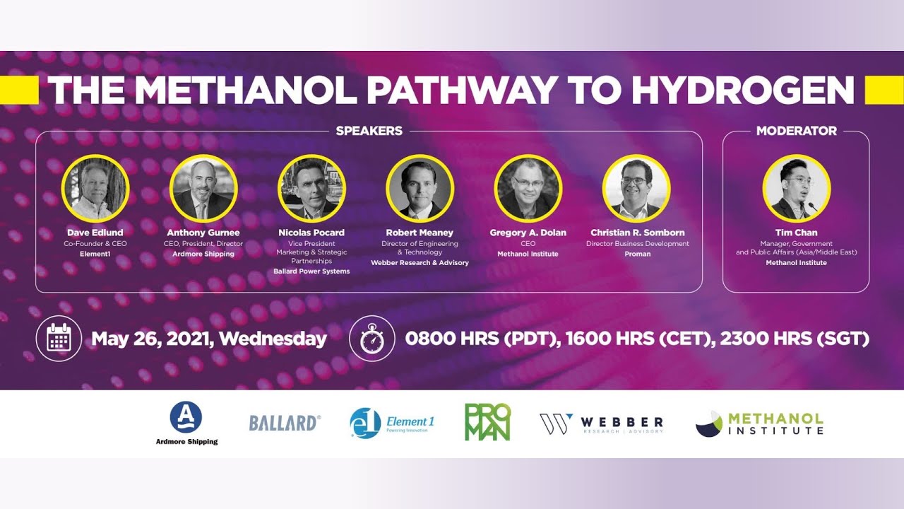 The Methanol Pathway to Hydrogen Webinar - YouTube