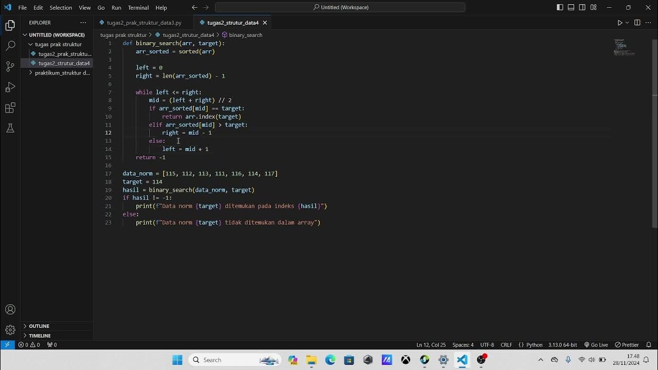 penjelasan codingan dari soal no.4 tugas2 struktur data - YouTube