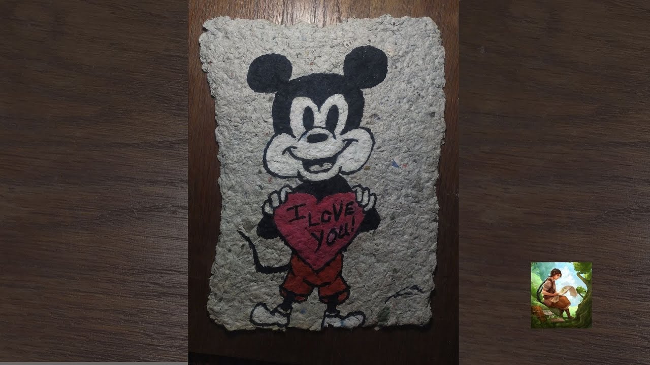 How to draw Loving Mickey Mouse Как нарисовать любвиобильного Микки ...