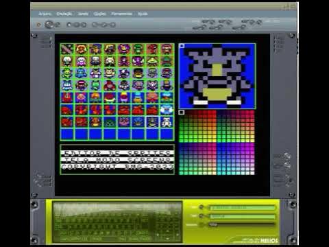 EDITOR DE SPRITES MSX 2.0 - PRIMEIRO BANCO COMPLETO - YouTube