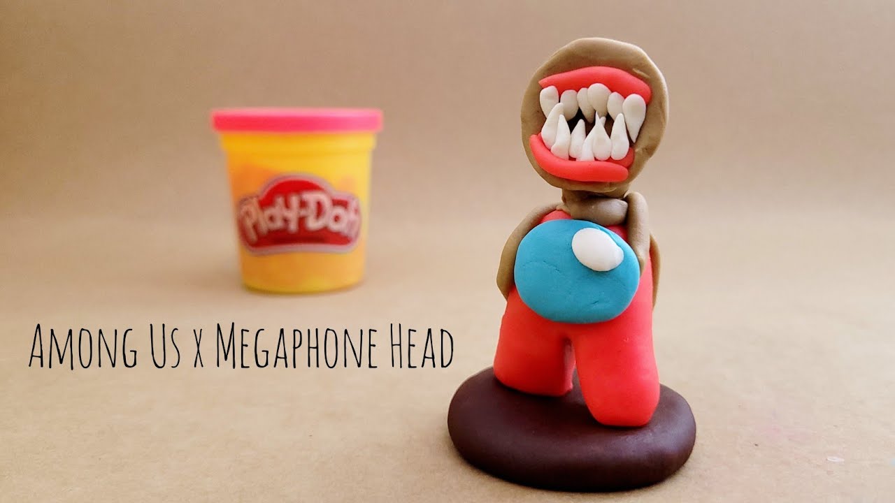 Among Us fusion Megaphone Head with Play Doh / Trevor Henderson - YouTube