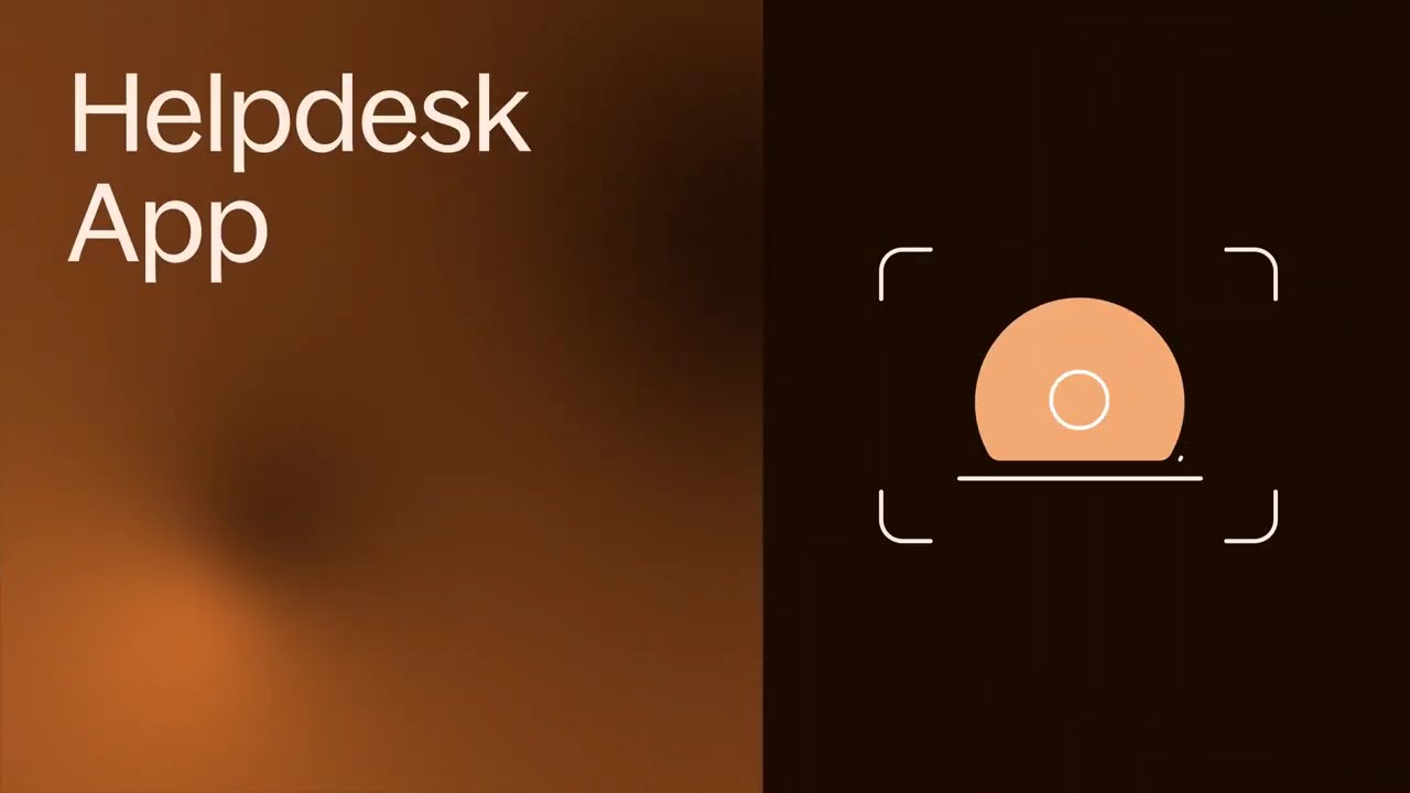 Helpdesk App - YouTube