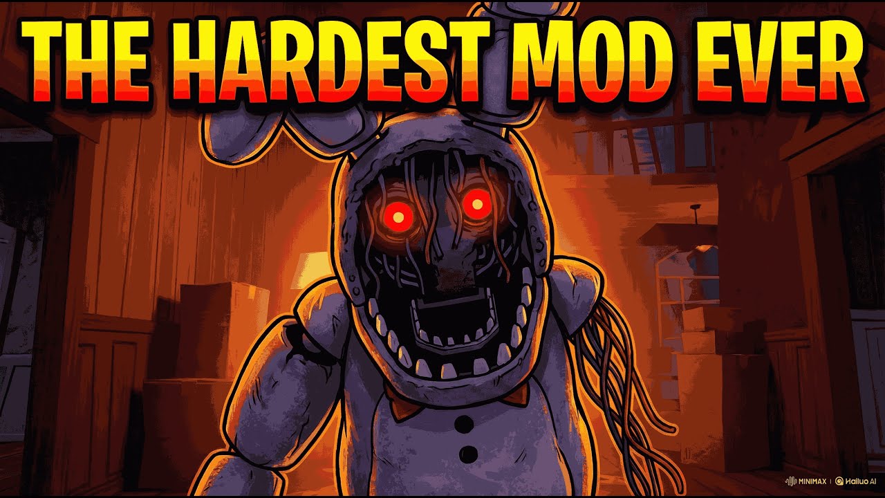 Playing The HARDEST Hello Neighbor Mod EVER!!! (Ignited Bonnie) - YouTube