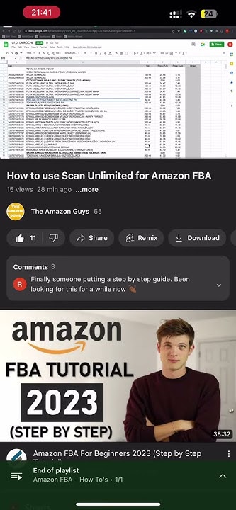 How to use Scan Unlimited, on YouTube NOW ‼️ #amazonseller #theamazonguys #fbaseller #amazonfba ...