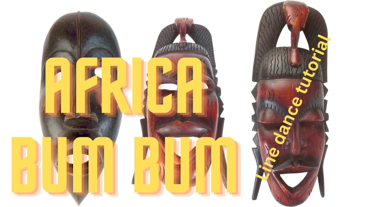 Africa bum bum, line dance tutorial - YouTube