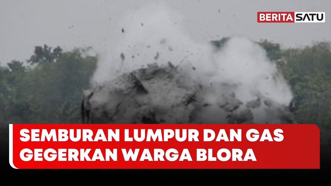 Lumpur Bercampur Gas Disertai Bau Menyengat Menyembur di Blora ...