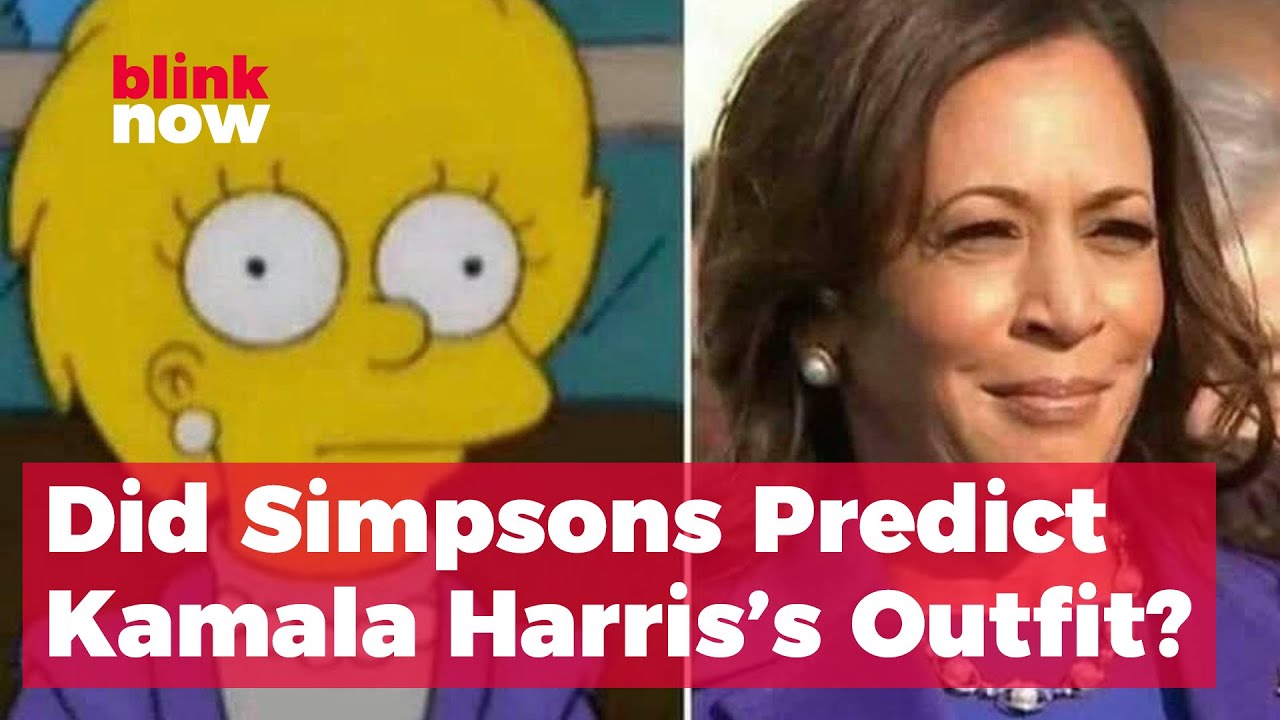 Did Simpsons Episode Predict Kamala Harris’s Inauguration Outfit - YouTube