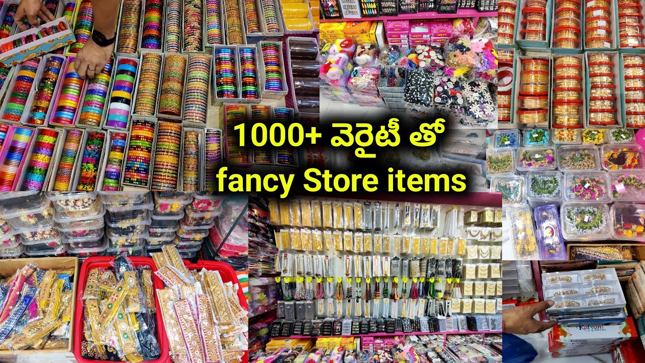 Fancy Store items అన్నీ ఒకేచోట దొరికే Shop 😍 Begumbazar wholesale ...