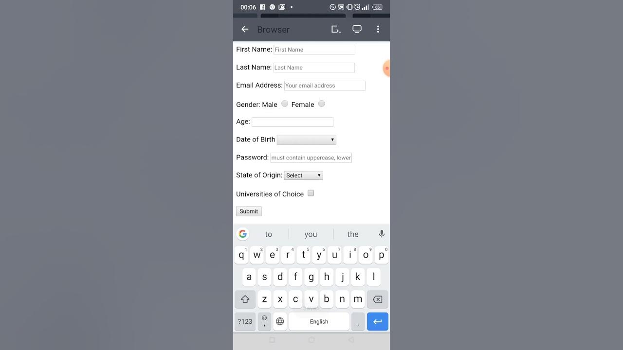 Lesson 8 in HTML Level 2: Checkbox and Drop down menu in HTML - YouTube