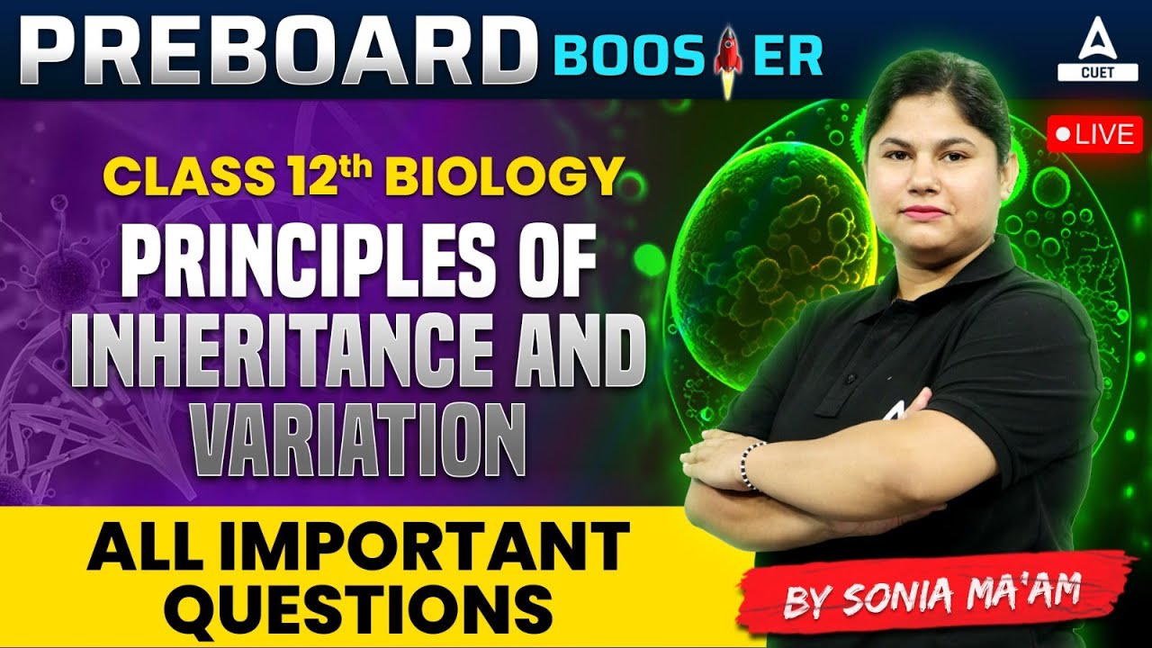 Principles of Inheritance and Variation Class 12 important Questions ...