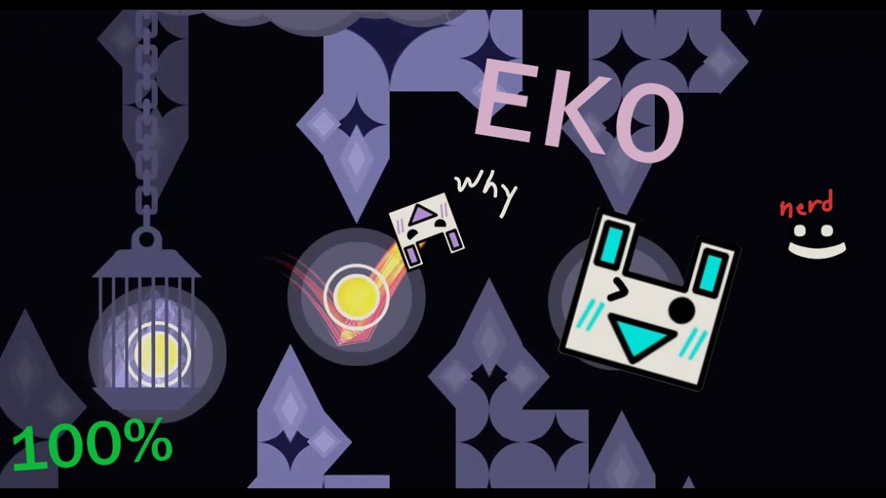 EKO by PureDinoMight Completed!! | Geometry Dash (360 FPS) - YouTube