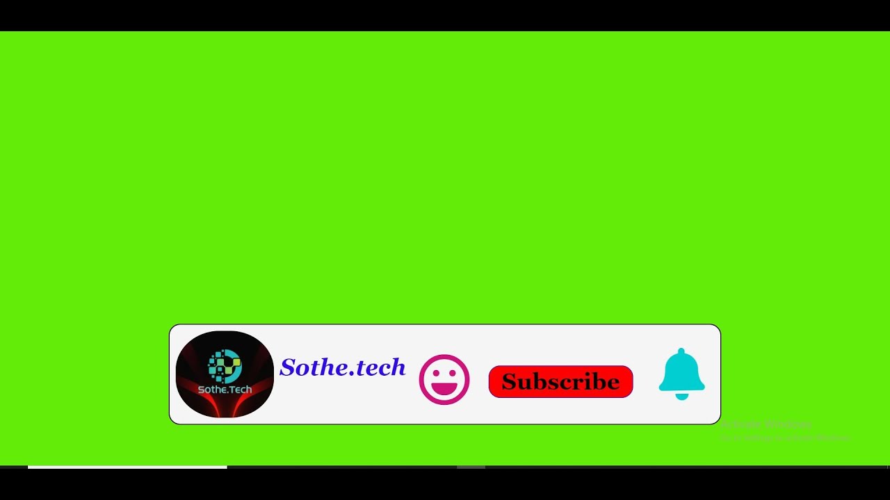 Make Animated green screen Subscribe button using HTML CSS and JS ...
