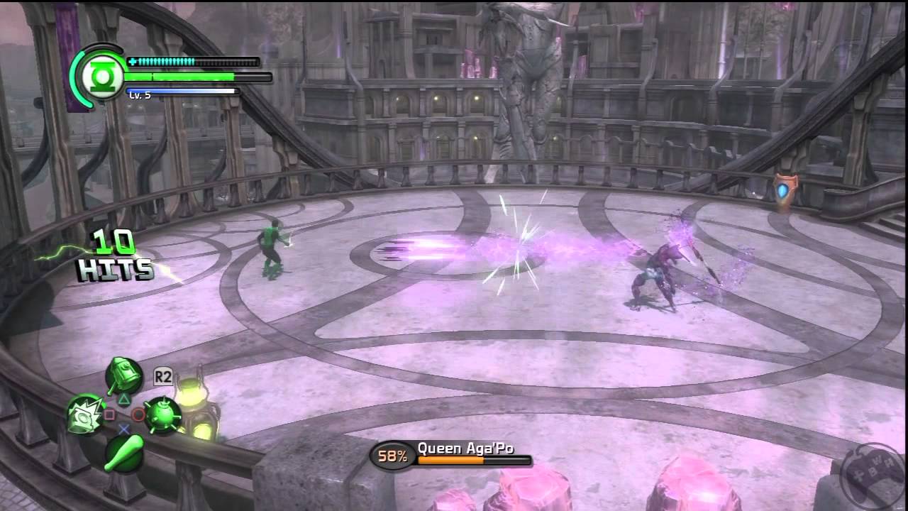 Green Lantern - ROTMh: Stage 4 Boss - Queen Aga'Po - YouTube