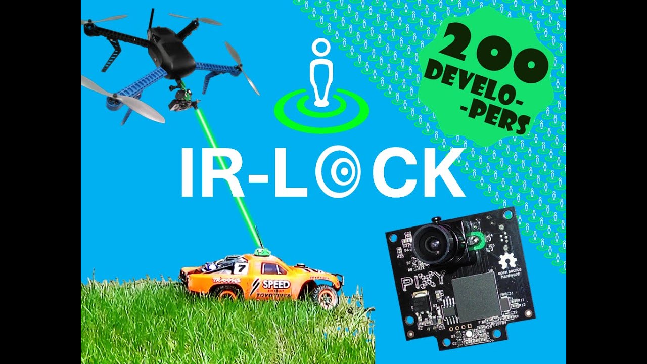 IR-LOCK: Infrared target tracking for Drones and DIY Robotics - YouTube