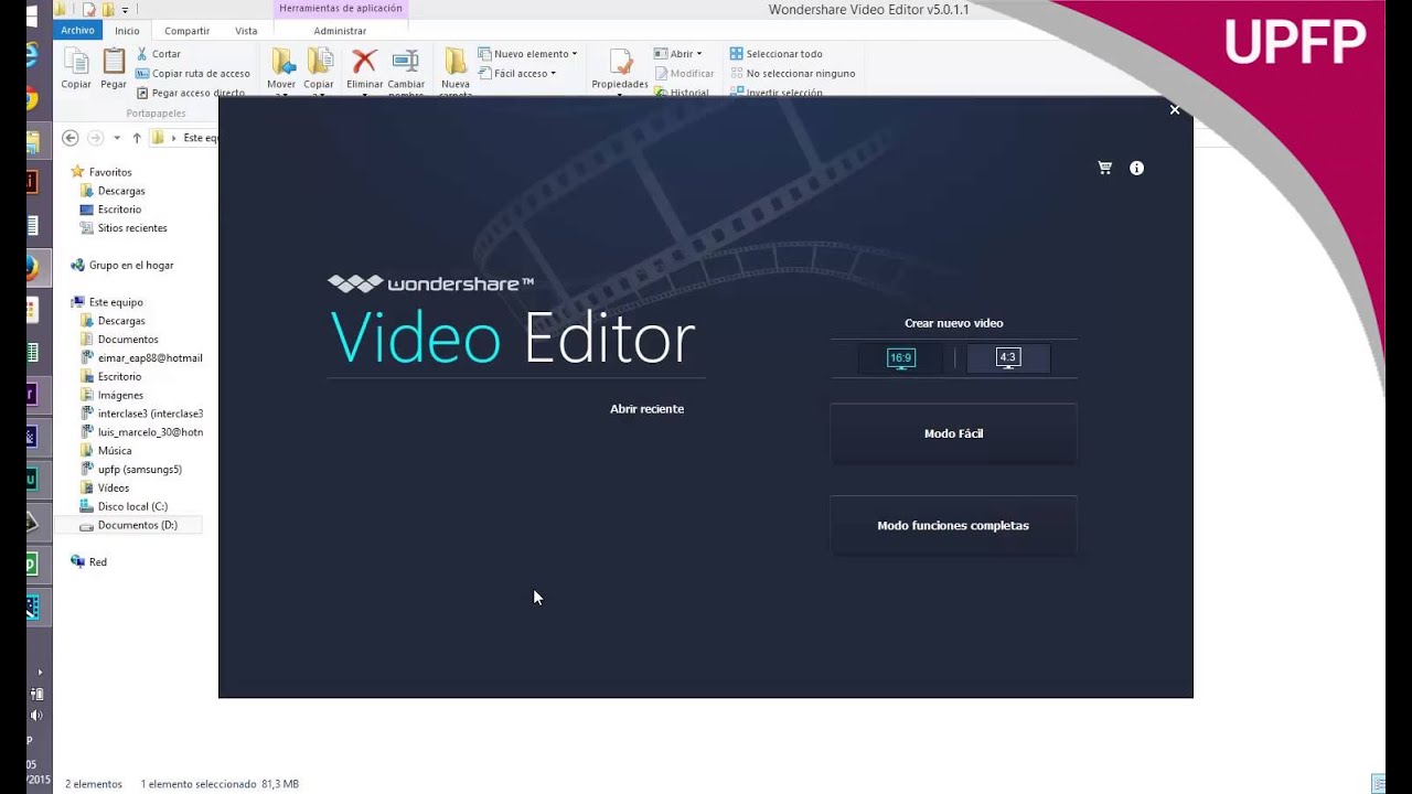 Wondershare Video Editor v5.0.1.1 (Instalación) 1/2 - YouTube