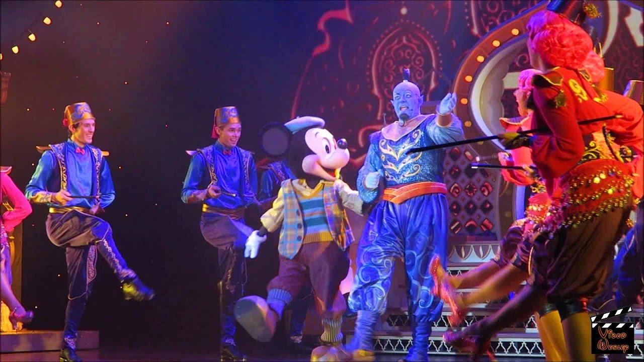 Mickey and the Magician - Genie @ Disneyland Paris - YouTube