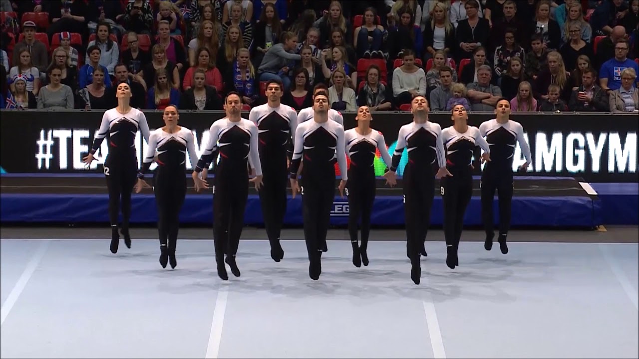 Team Gym Floor Routine 2 - YouTube