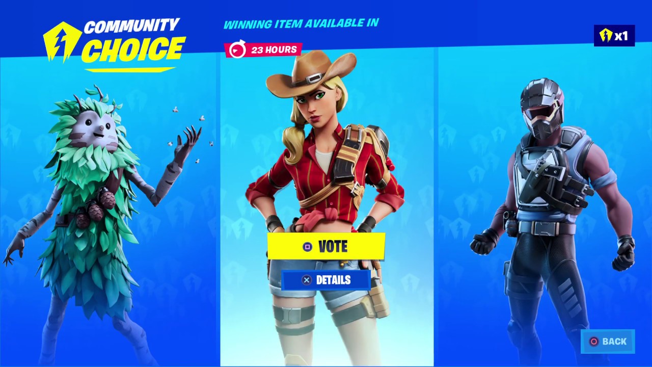 How Players Vote for NEW Skins in Fortnite Battle Royale - YouTube